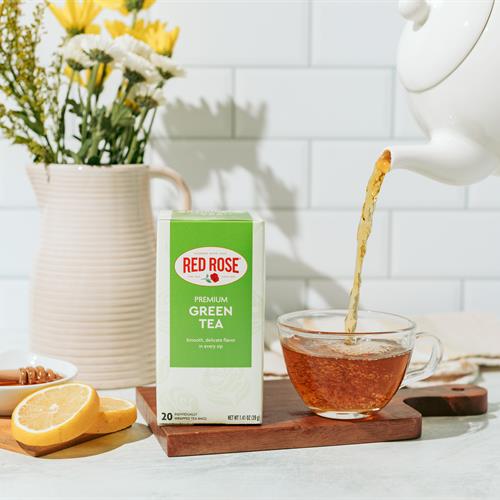 Red Rose Green Tea